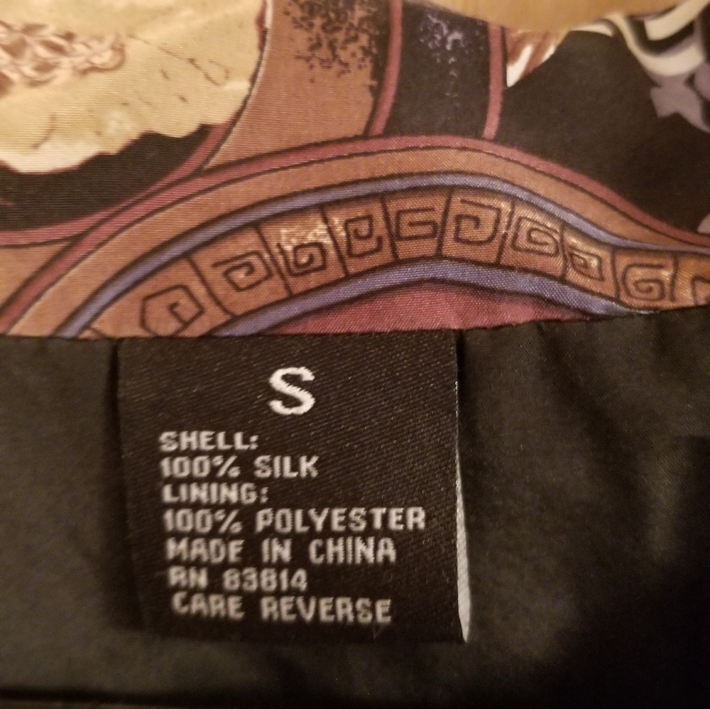 Vintage Fuda International Puffer Jacket 100 Silk Sma… - Gem